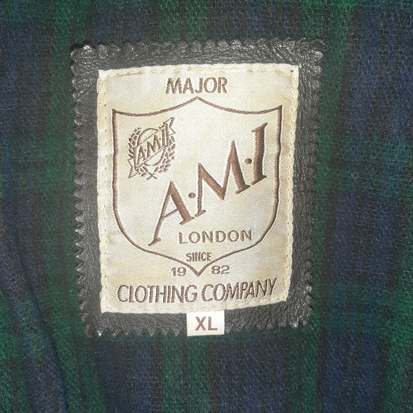AMI London | Jackets & Coats | Vintage Leather Leisure Jacket By Ami ...